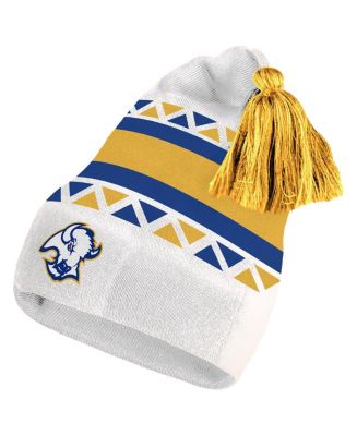 Men's adidas White, Blue Buffalo Sabres Reverse Retro 2.0 Pom Cuffed ...