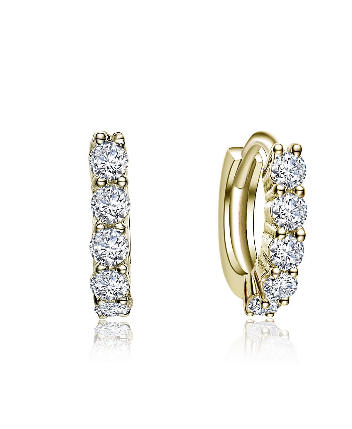Click here for Rachel Glauber Elegant Extra Mini Huggie Hoop Earr... prices