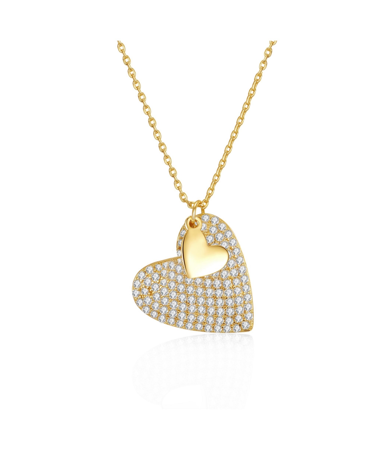 Click here for Sterling Silver 14k Yellow Gold Plated with Cubic... prices
