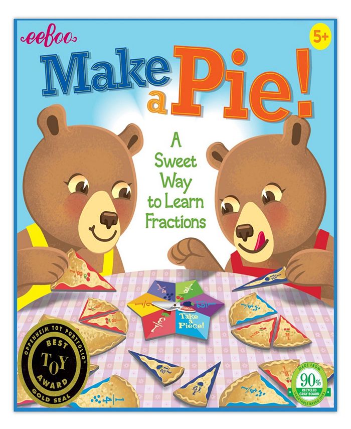 Eeboo Make a Pie Fraction Game - Macy's