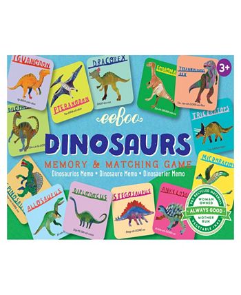 Eeboo Dinosaurs Little Memory and Matching Game - Macy's