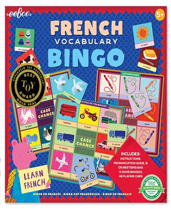 Eeboo French Bingo Vocabulary Game - Macy's