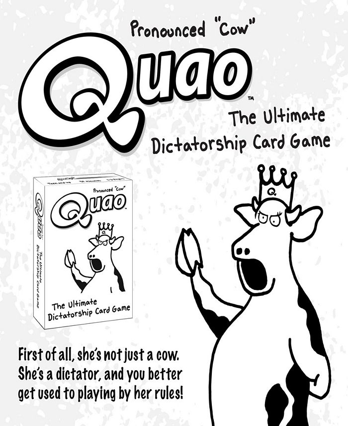 Zobmondo Quao 127 Card Game Set for Social Groups, Teens, Students and ...