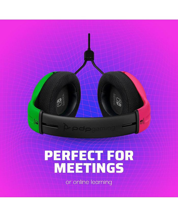 PDP GAMING LVL40 WIRED STEREO GAMING HEADSET WITH NOISE CANCELLING ...