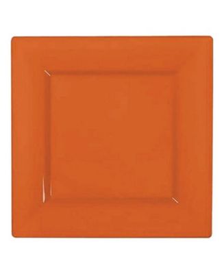 6.5" Burnt Orange Square Plastic Cake Plates (120 Plates) - Macy's