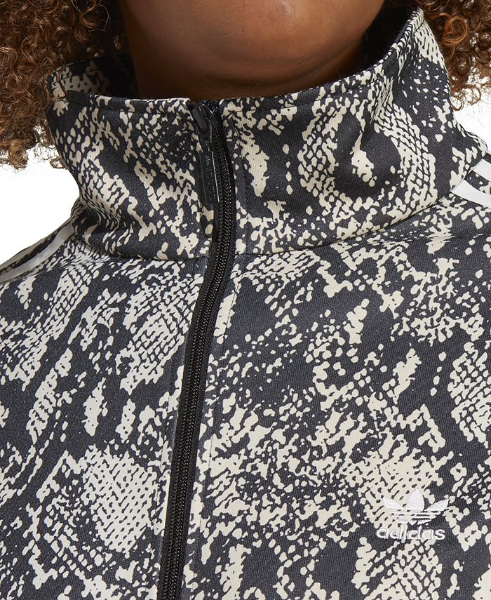 adidas Plus Size Python Zipper-Front Track Jacket - Macy's