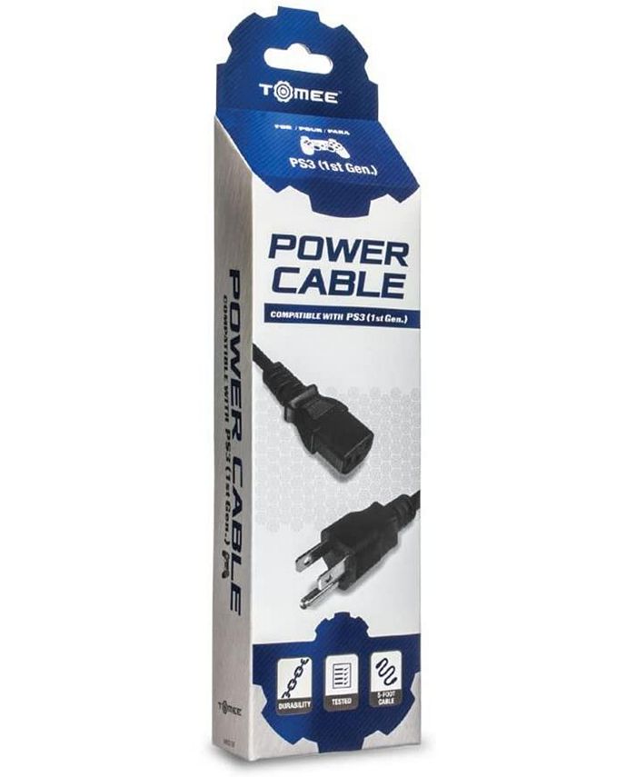 TOMEE 3-PRONG POWER CABLE FOR PS3/XBOX 360/PC - Macy's