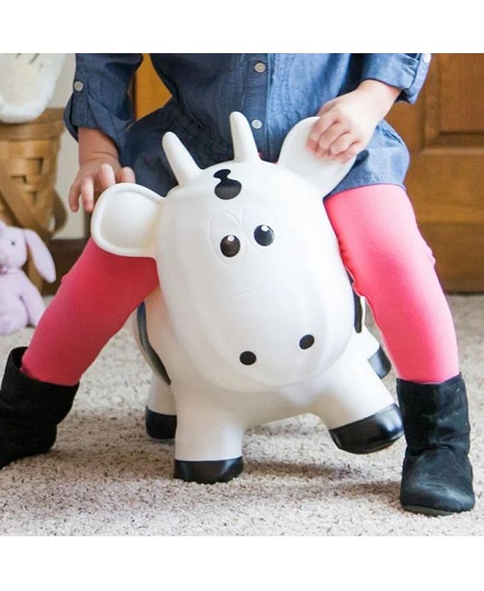 Farm Hoppers Inflatable Bouncing White Cow - Macy's