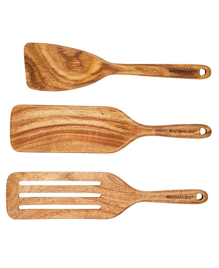 Rachael Ray Tools and Gadgets Wooden Kitchen Utensils, Set of 3 - Macy's