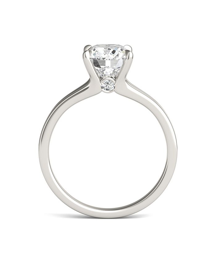 Charles & Colvard Moissanite Oval Solitaire Ring (2-1/3 Ct. t.w ...