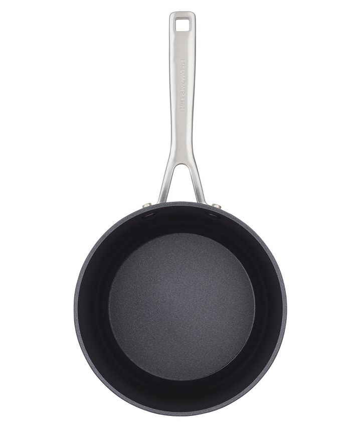 KitchenAid Hard-Anodized 3 Quart Induction Nonstick Saucepan with Lid ...