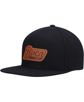 Men's RVCA Black Gateway Snapback Hat - Macy's