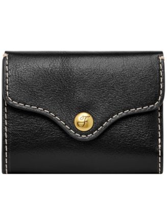 Fossil Heritage Leather Trifold Wallet - Macy's