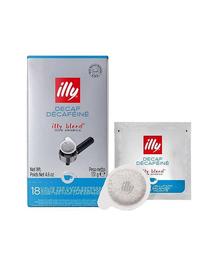 Illy Classico Medium Roast Decaffeinated Coffee E.S.E. Pods (Pack of 2) - Macy's
