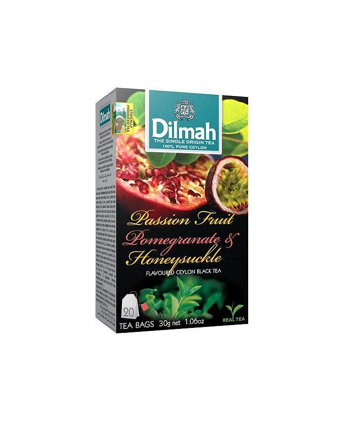 Dilmah Passion Fruit, Pomegranate & Honeysuckle Black Tea (Pack of 3 ...