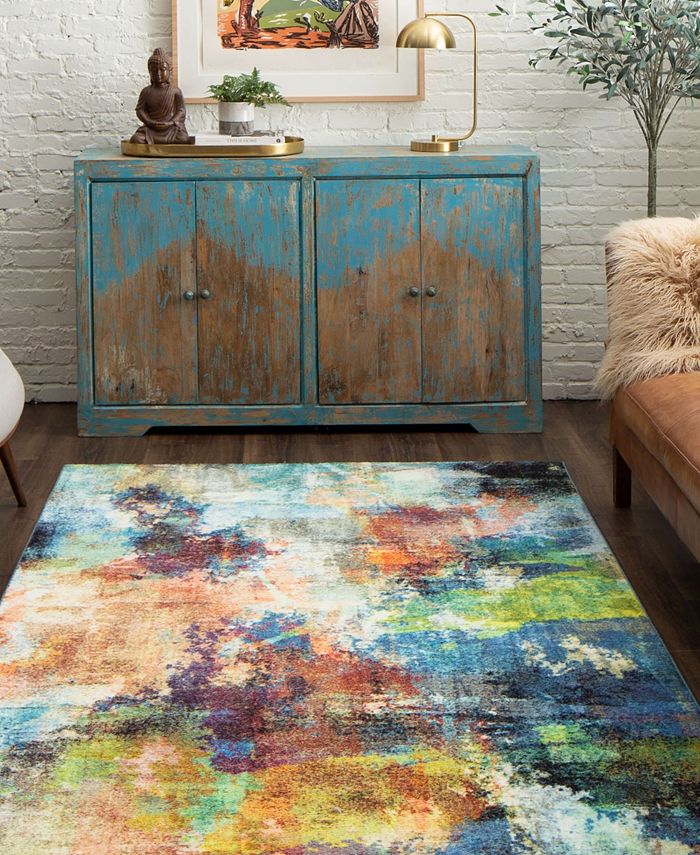 Mohawk Prismatic Decollage 5' x 8' Area Rug - Macy's