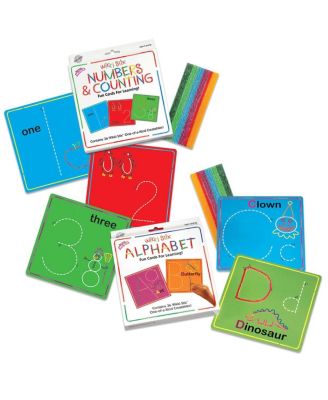 Wikki Stix Alphabet With Upper & Lowercase and Numbers & Counting Cards ...