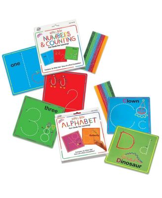 Wikki Stix Alphabet With Upper & Lowercase and Numbers & Counting Cards ...