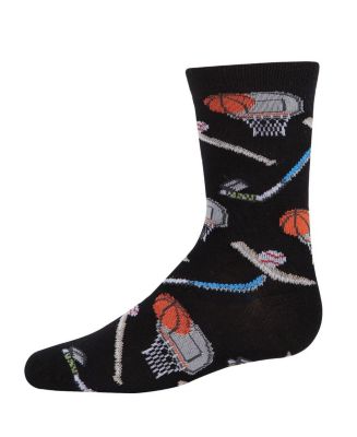 Boy's Sports Rayon From Bamboo Blend Crew Socks - Macy's
