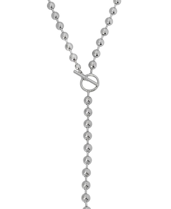 Steve Madden Ball Y-shaped Chain Necklace - Macy's