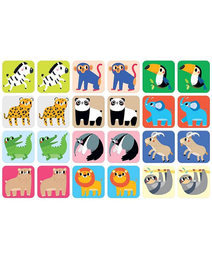 Banana Panda Suuuper Size Toddler Memory Game - Wild Animals - Macy's