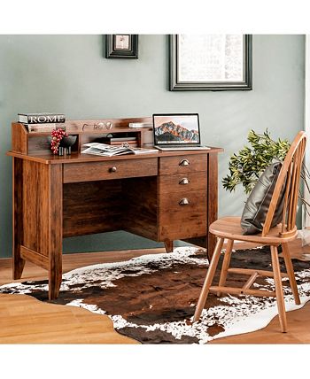 Costway Computer Desk PC Laptop Writing Table Workstation Home - Macy's