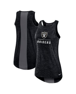 Women's Nike Black Las Vegas Raiders High Neck Performance Tank Top ...