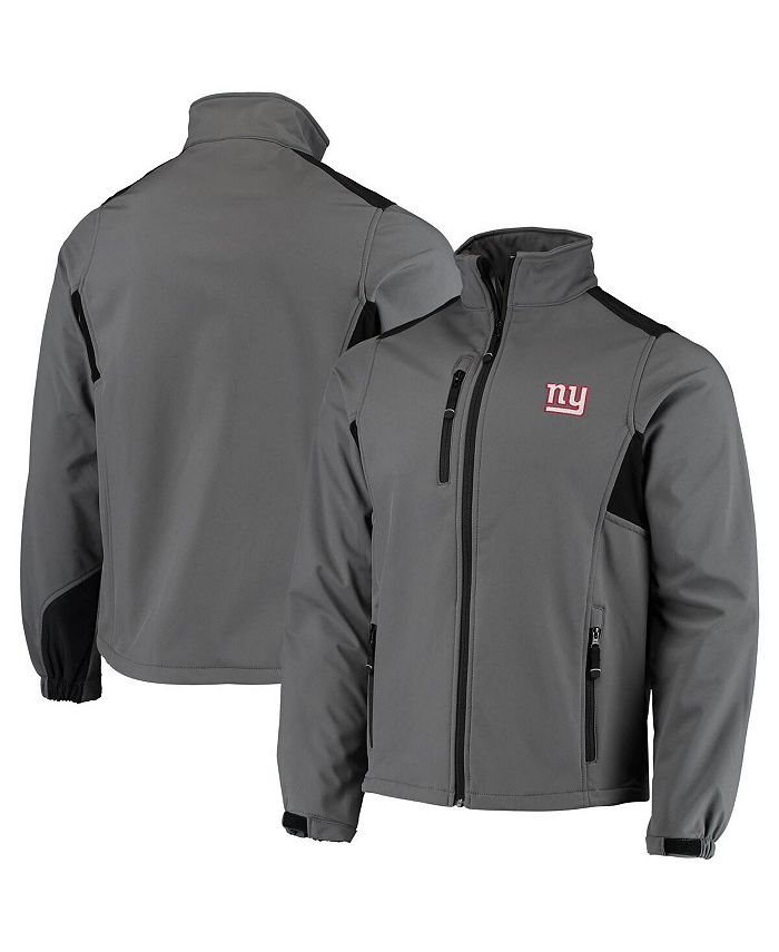 Dunbrooke Men's Charcoal New York Giants Circle Softshell Fleece Full ...