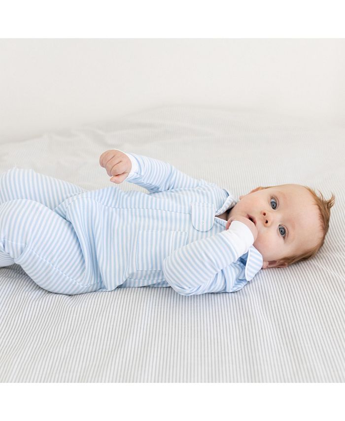 Paper Cape Baby Boys One Piece Notch Collar Pima Cotton, Pajama Onesie ...