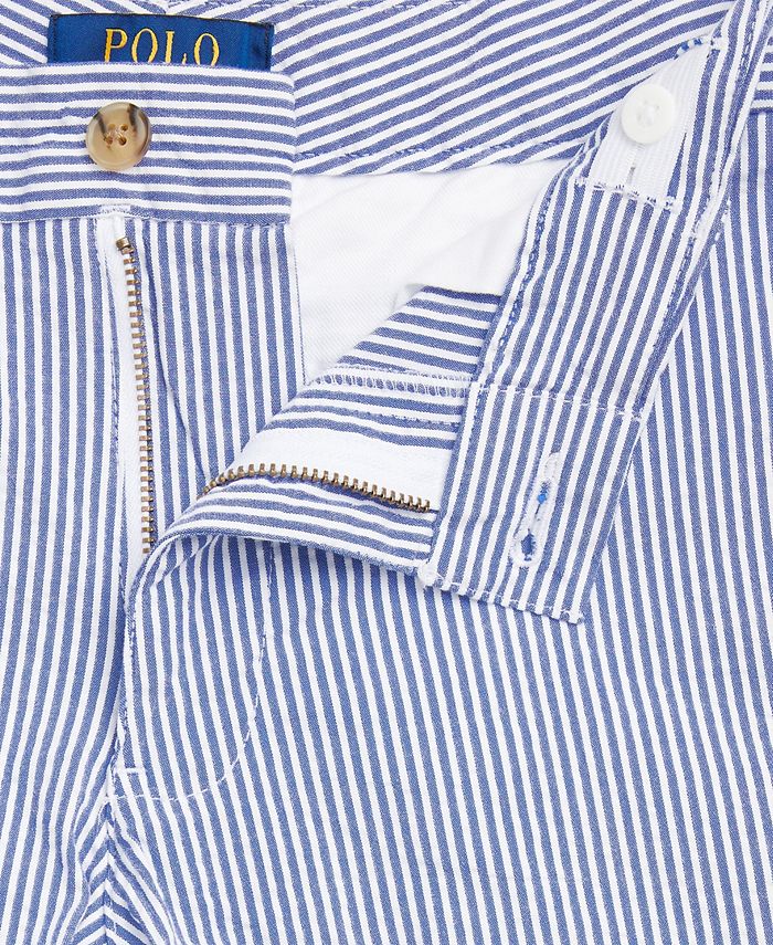Polo Ralph Lauren Big Boys Stretch Seersucker Shorts - Macy's
