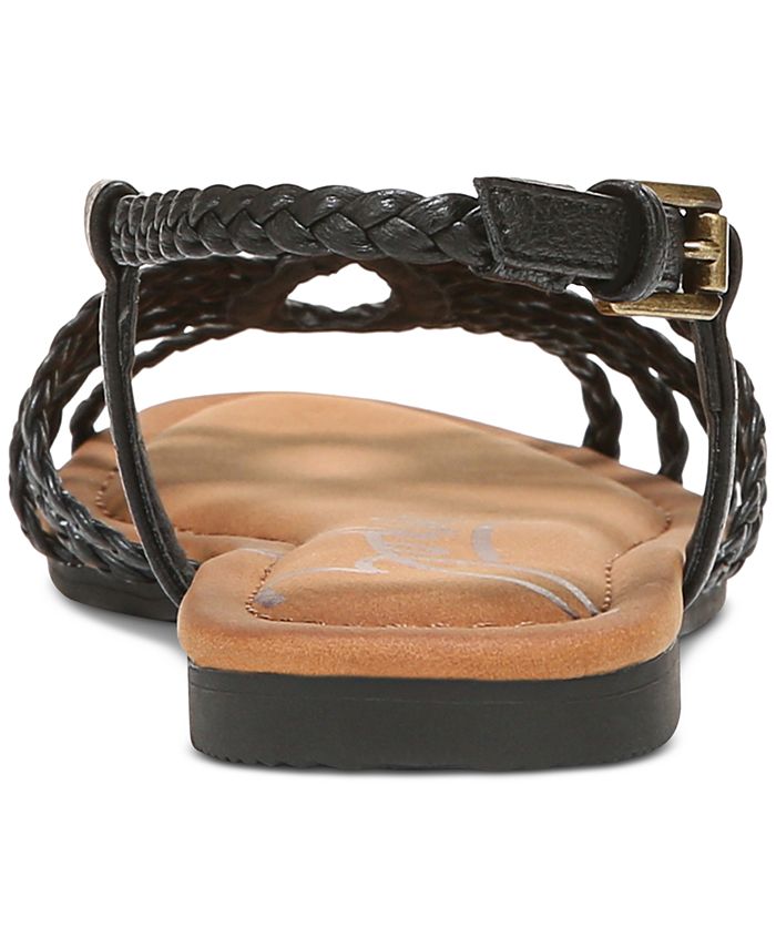 Zodiac Women's Misha Braid Gladiator Strappy Flat Sandals - Macy's
