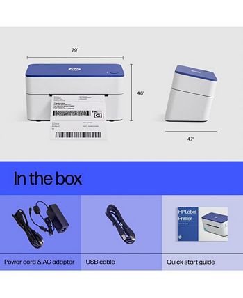 HP Direct Thermal Label Printer KE100 USB, Shipping, Barcode, & More ...