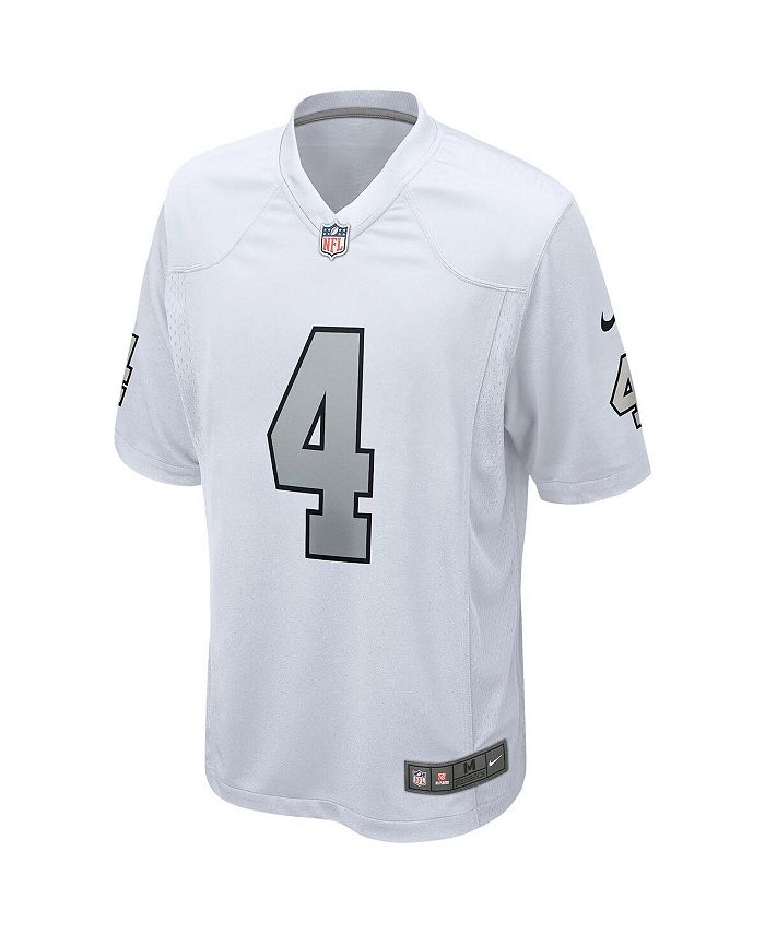Nike Men's Derek Carr White Las Vegas Raiders Alternate Game Jersey ...