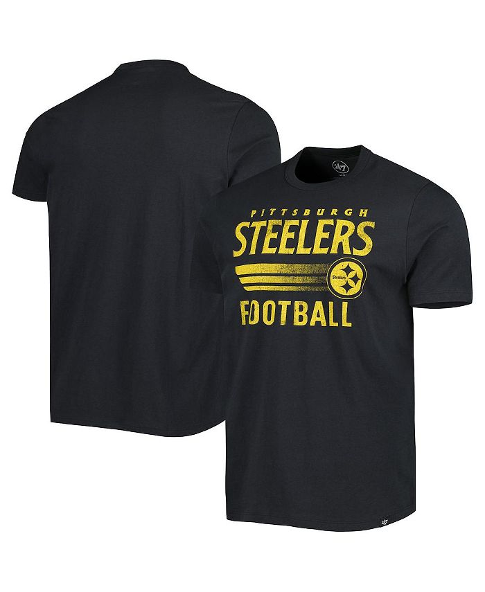 '47 Brand Men's Black Pittsburgh Steelers Wordmark Rider Franklin T ...