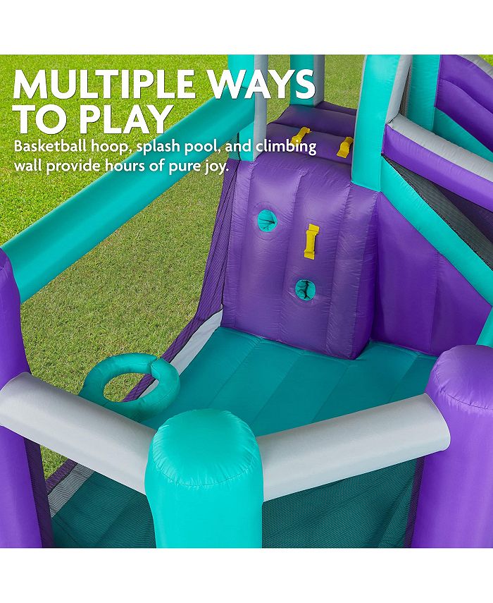 Sunny & Fun Inflatable Water Slide, Blow up Pool & Bounce House - Macy's