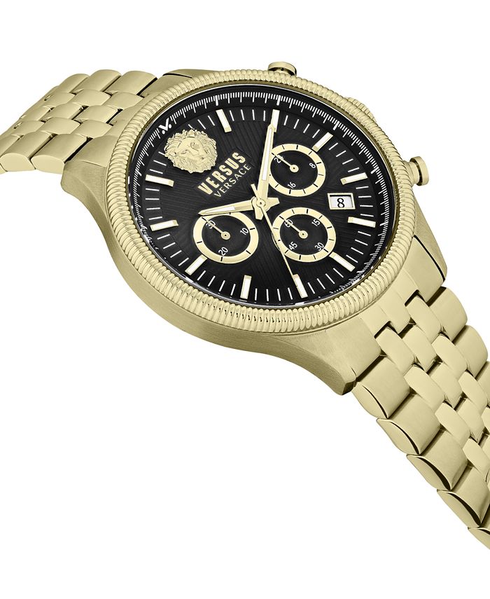 Versus Versace Men's Chronograph Colonne Ion Plated Stainless Steel ...