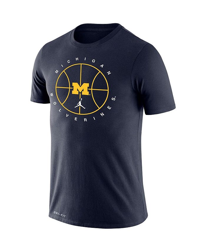 Jordan Men's Navy Michigan Wolverines Basketball Icon Legend ...