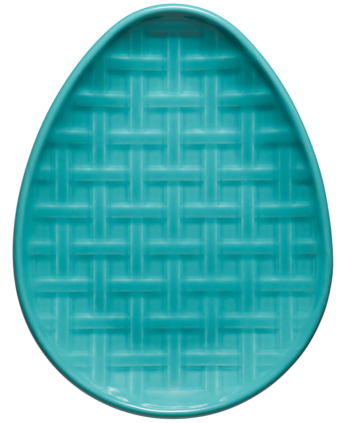 Click here for Fiesta Embossed Egg Plate - Turquoise prices