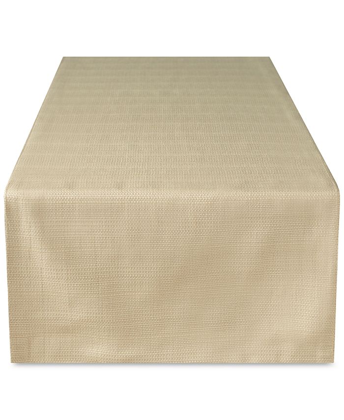 Benson Mills Madison Solid Table Runner, 16" x 80" - Macy's