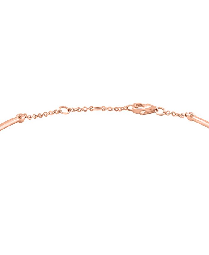 LALI Jewels Ruby (5/8 ct. t.w.) and Diamond (1/3 ct. t.w.) Bangle in 14K Rose Gold - Macy's