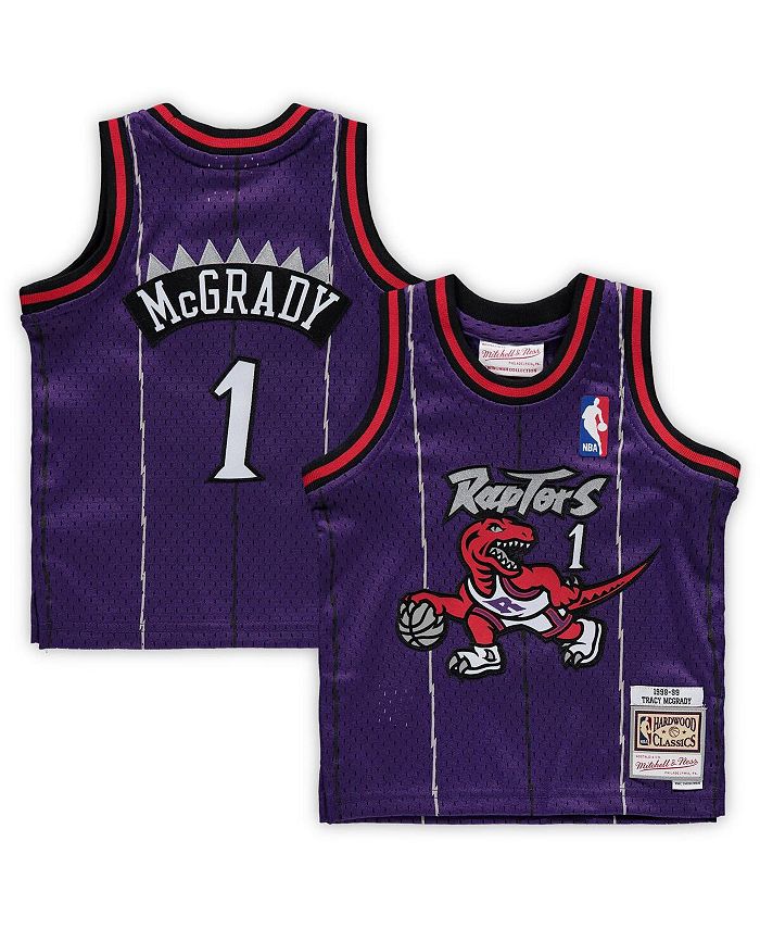 Mitchell & Ness Infant Boys and Girls Tracy McGrady Purple Toronto ...