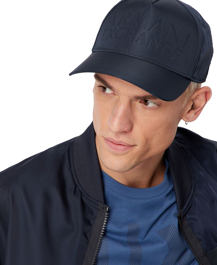 A|X Armani Exchange Men's Embossed Logo Baseball Cap - Macy's