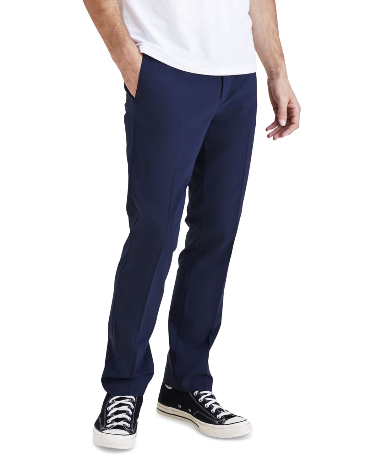Click here for Dockers Mens Slim-Fit Signature Go Pants - Navy Bl... prices