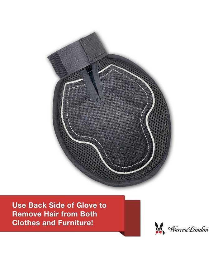 Warren London Pet Grooming Glove by | Two Sided Mitten That Brushes and ...