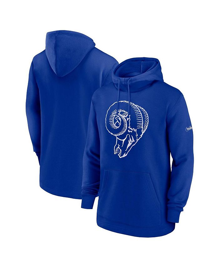 Nike Men's Royal Los Angeles Rams Classic Pullover Hoodie - Macy's