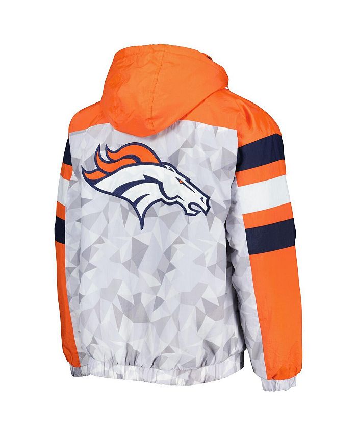 Starter Men's White and Orange Denver Broncos Thursday Night Gridiron ...