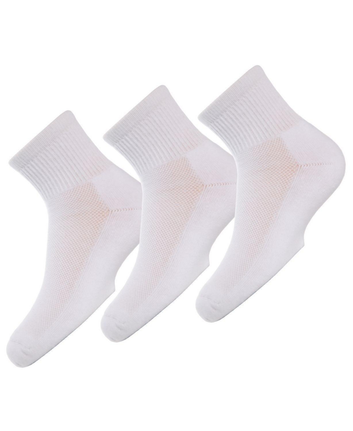 Click here for MeMoi Girls 3 Pairs Unisex Quarter-Crew Sport Sock... prices