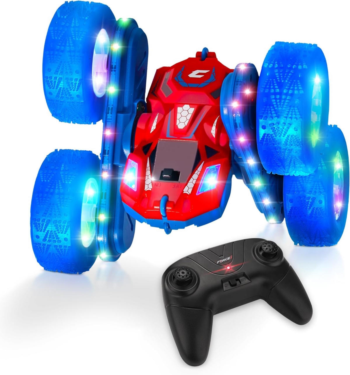 Click here for Force1 Cyclone Led Remote Control Car for Kids - B... prices