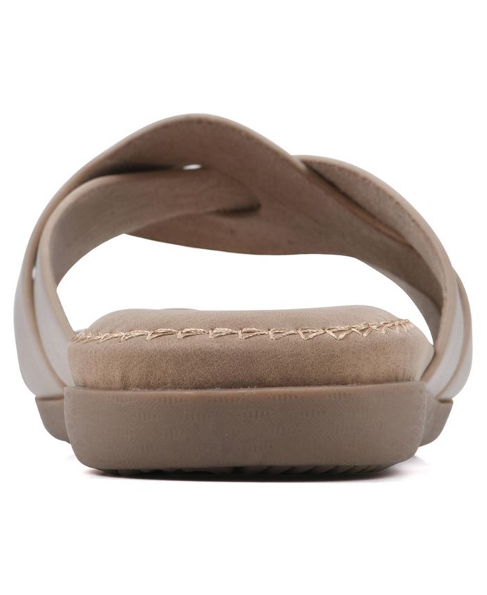 Cliffs by White Mountain Women's Fortunate Slide Sandal - Macy's