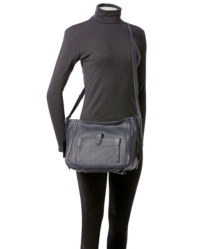 Mancini Women's Pebbled Sophia Crossbody Handbag - Macy's